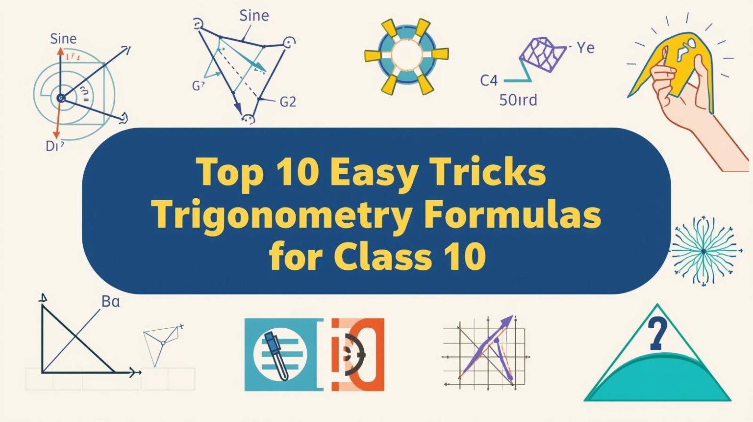 Top 10 Easy Tricks to Learn Trigonometry Formulas for Class 10 | Free ...