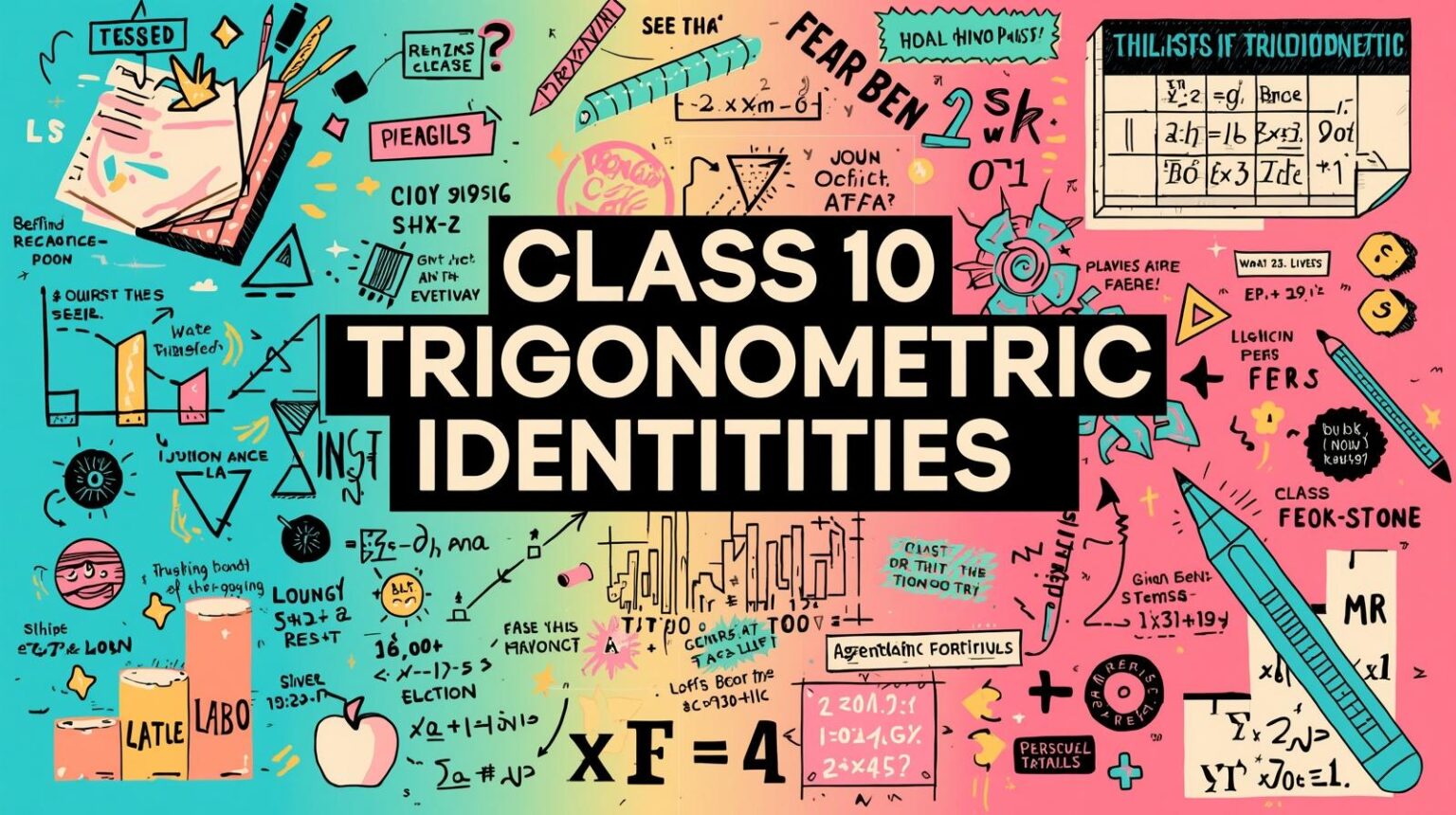 Trigonometric Identities: Class 10 Ka Darr Ab Khatam! | Free Formula ...